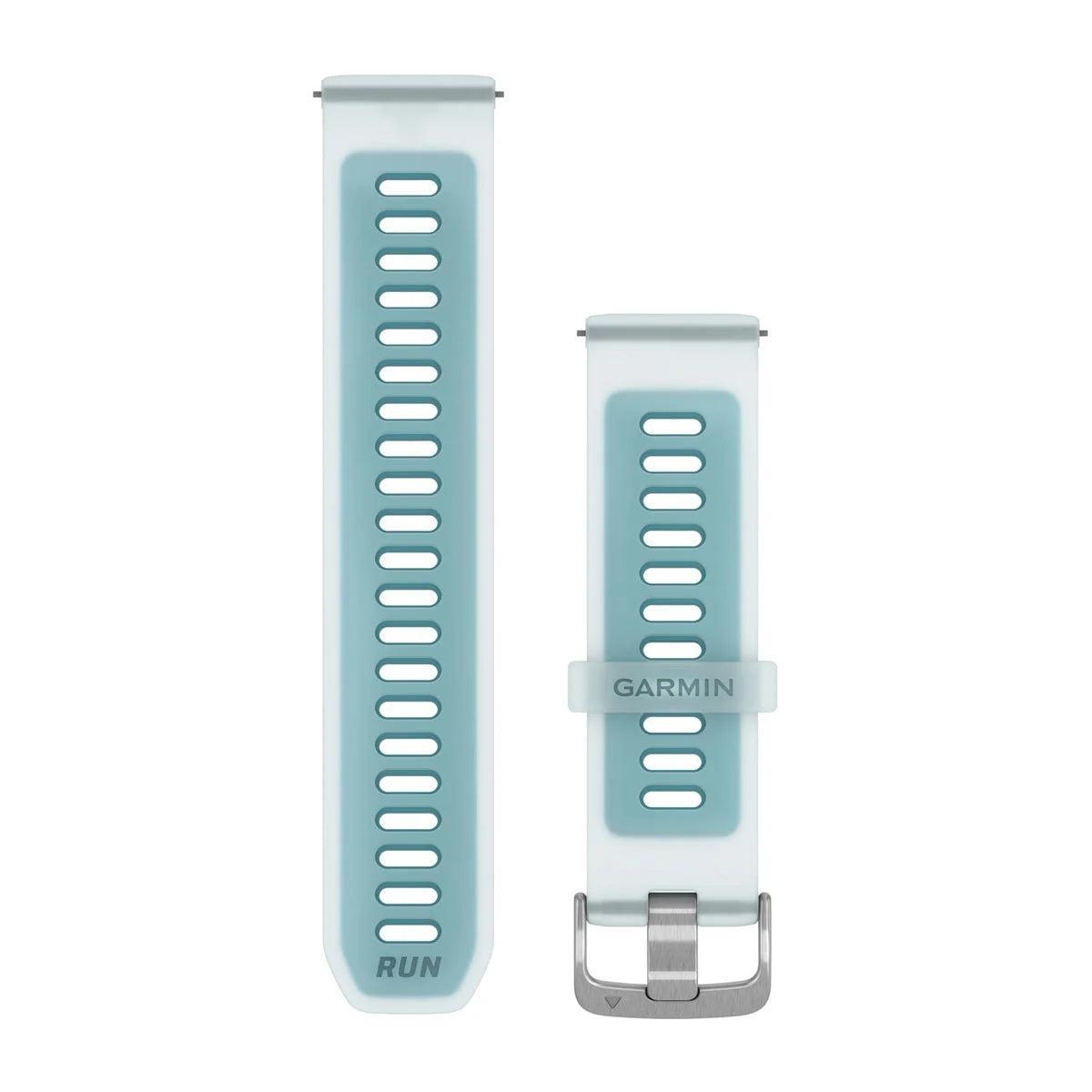 Garmin Quick Release 22mm - Translucent Whitestone/Turquoise w/Silver ...