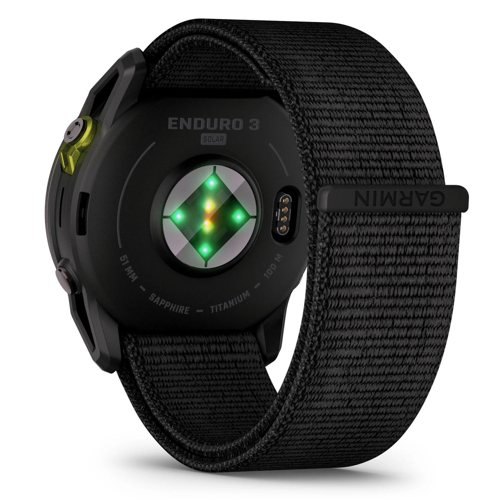 Garmin Enduro 3 – 51 mm Solar, Sapphire Carbon gray DLC titanium with ...