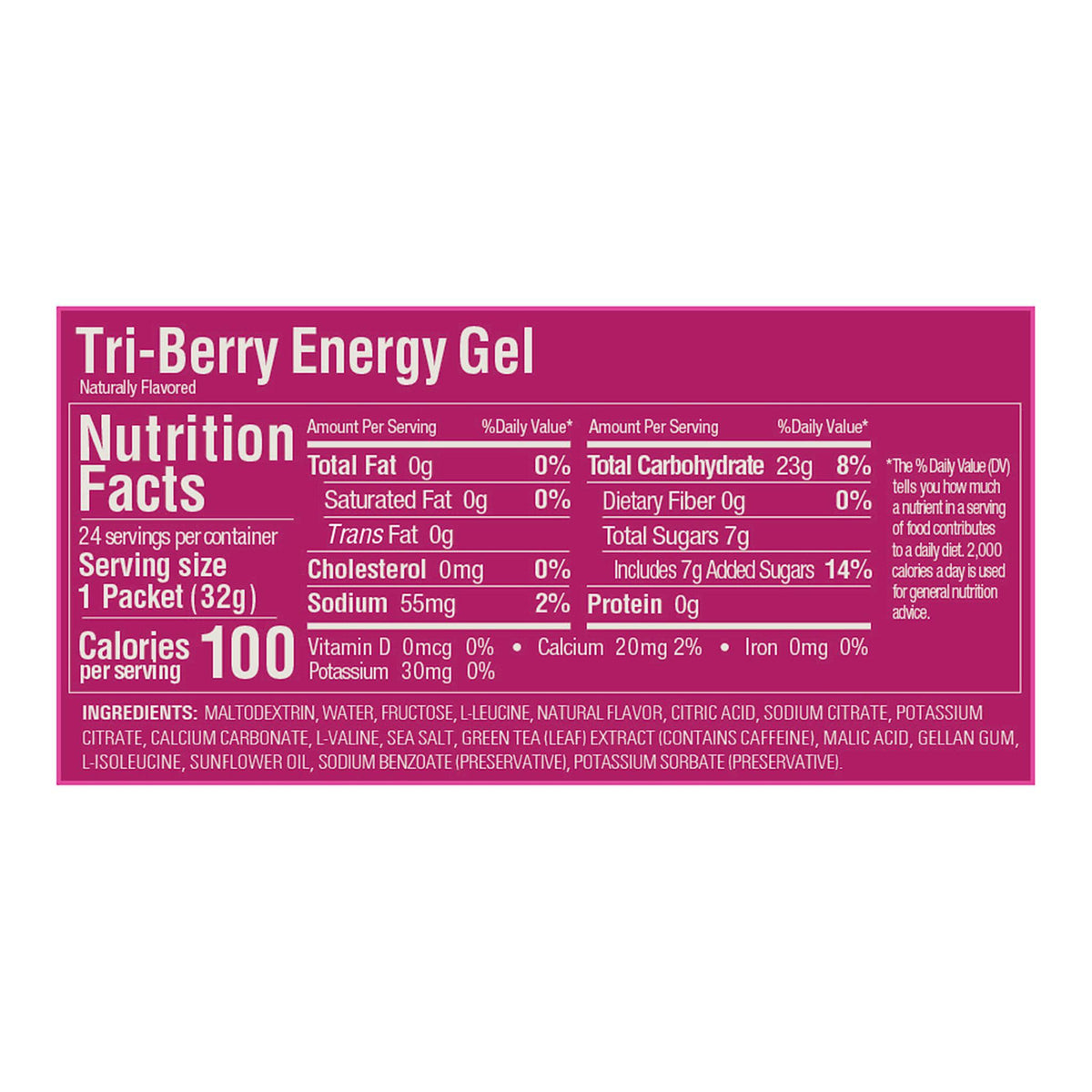 GU Energy Gel - Tri-Berry - Box of 24